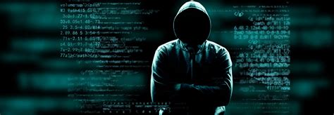 Anonymous Internet Hacker In Front Of Computer Web Crime Concept Stock