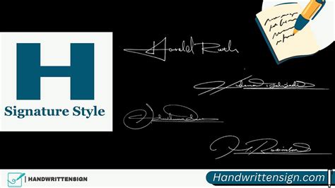 H Letter Signature 30 Easy Styles For 2026