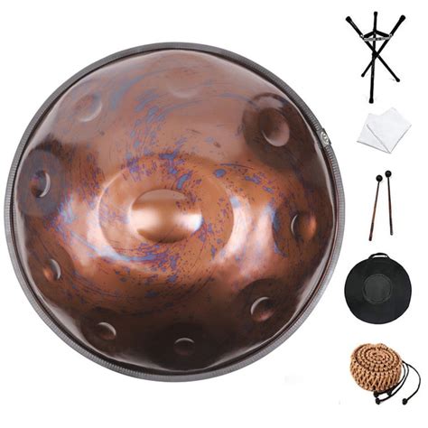 handpan 10 нот ре минор новая модель, 22 дюйма,синий - купить с ...