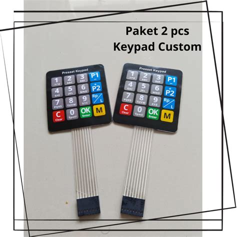 Tombol Package Of 2pcs Keypad Pom Mini Cpu Button Pom Mini Original Model Custom Bestpresset