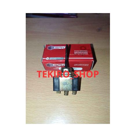 Jual Saklar Sen 3 Way Mobil Toogle Switch Kaki Pin 3 Jk812 1 Spk