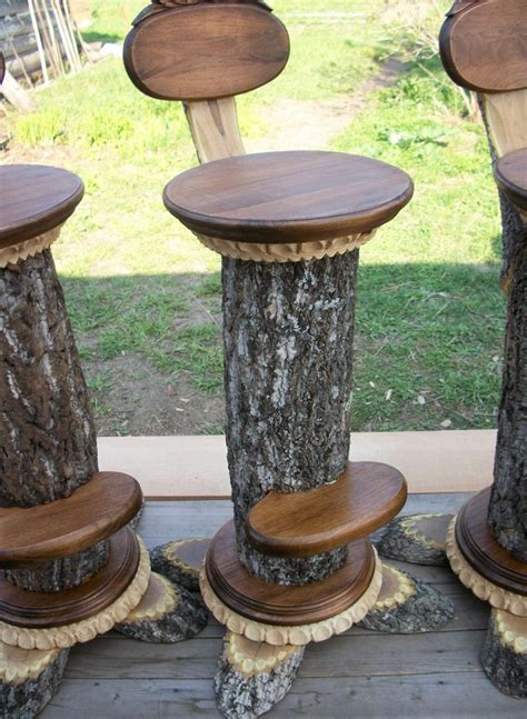 Turn Tree Stumps And Logs Into Unique Chairs Stools Home Design Garden Architecture Blog