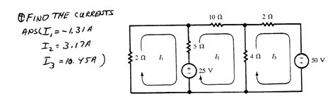 Solved Find The Currents Answers Given Just Don T Know Chegg