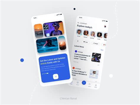 News App Ui Design Behance