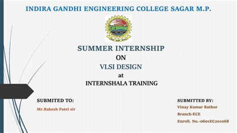 vlsi training ppt vinay pptx