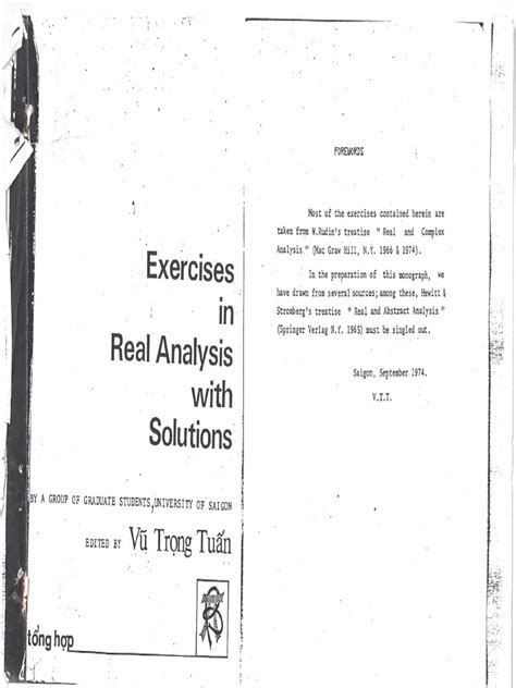 Rudin Real And Complex Analysis Solutions Pdf