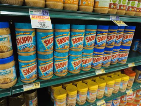 Photo Of Skippy Peanut Butter On Store Shelf Editorial Stock Photo Image Of Bakery Butter
