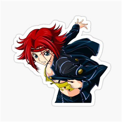 Kallen Stadtfeld Code Geass Sticker For Sale By KyasutoNaito Redbubble