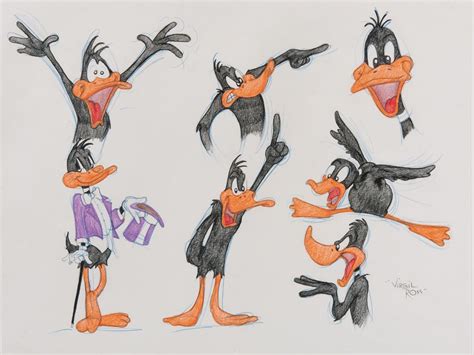 Daffy Duck Drawing Skill