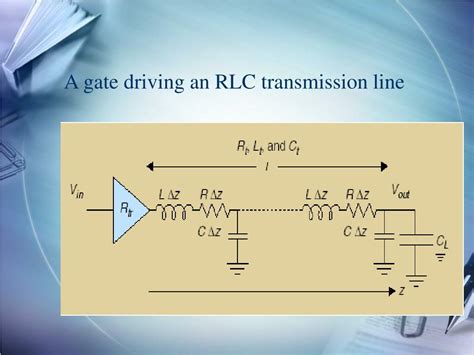 Ppt Effects Of Inductance On The Propagation Delay And Repeater Insertion In Vlsi Circuits