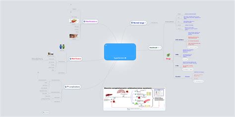 Hypertension Mindmeister Mind Map