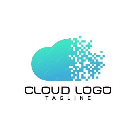Premium Vector Cloud Data Logo Vector Template