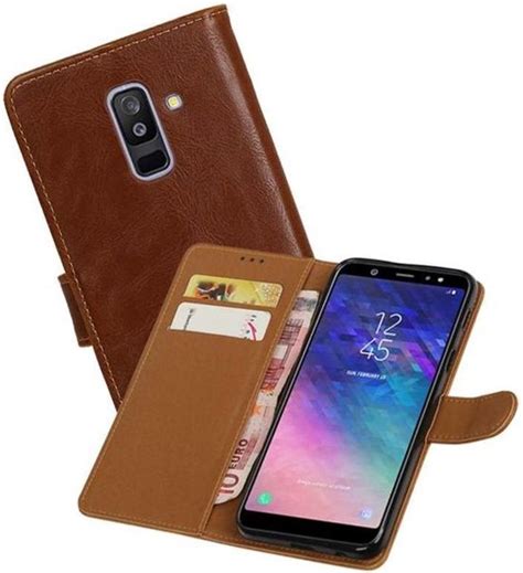 Zakelijke Bookstyle Hoesje Voor Samsung Galaxy A Plus Bruin Bol Com