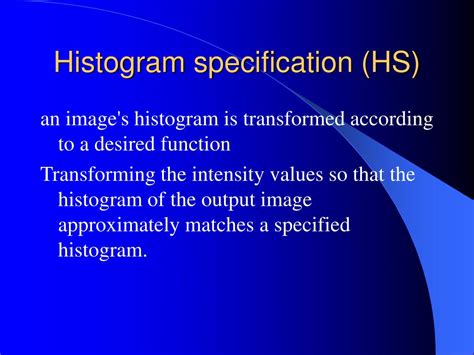 PPT HISTOGRAM TRANSFORMATION IN IMAGE PROCESSING AND ITS APPLICATIONS PowerPoint Presentation