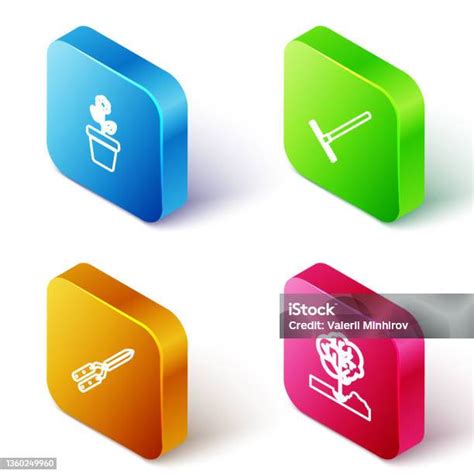 냄비에 등대 선 꽃을 설정 정원 레이크 원예 수제 가위와 심기 나무 지상 아이콘 벡터 0명에 대한 스톡 벡터 아트 및 기타 이미지 0명 3차원 형태 꽃 식물 Istock