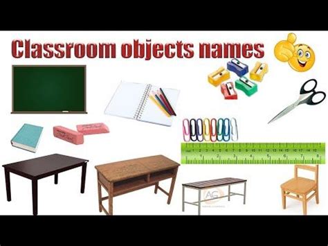 Classroom Objects Names Names Of Classroom Objects English Urdu With Sound YouTube Classroom