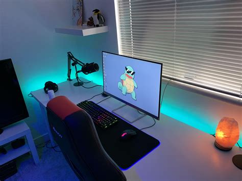 Newer Setup Is Just Simple Laptop Gaming Setup Gaming Room Setup Computer Setup Pc Setup