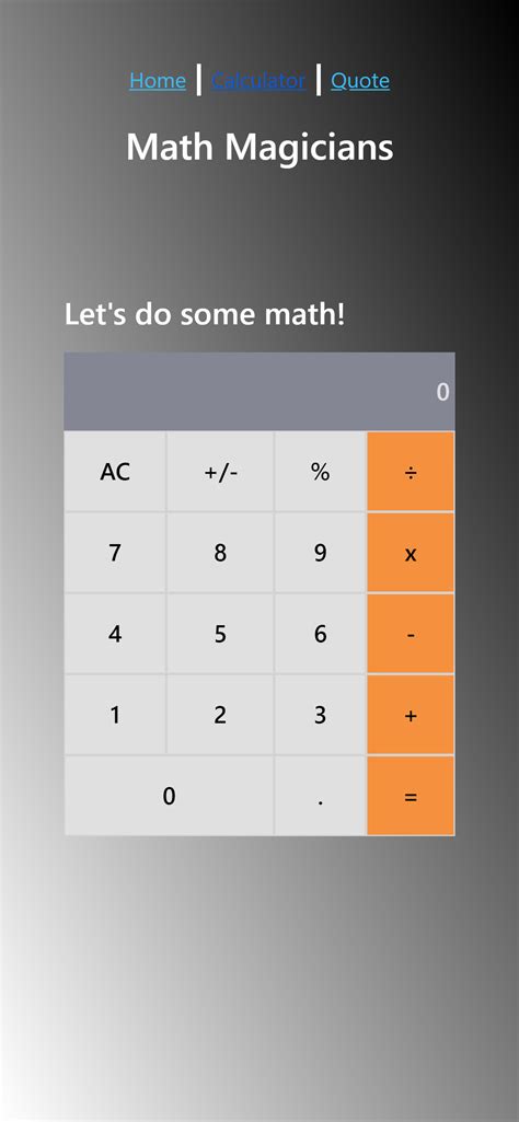 GitHub Aboongm Math Magician Math Magicians Is A Website For All Fans Of Mathematics It Is