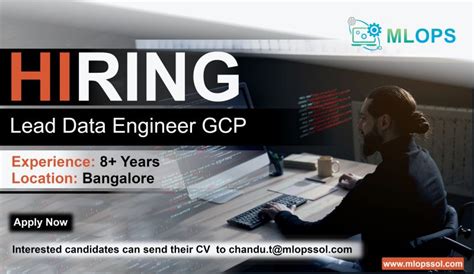 Mlops Solutions Private Limited Is Hiring Lead Data Engineer Gcp Experience 8 Years Location