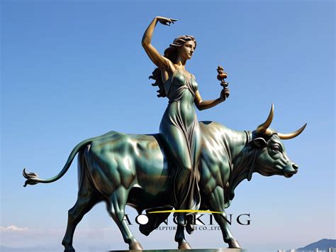 Classical Interpretations Fine Art Europa And Bull Sculpture