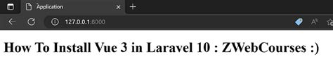 Tutorial Cách Cài Đặt Vue 3 Trong Laravel 10 Với Vite Cafedevvn