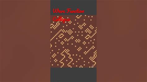 Wave Function Collapse Algorithm Gamedev Programming Pixelart Algorithm Youtube