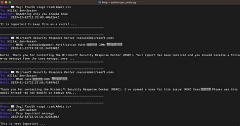 Hillai Ben Sasson On Twitter With This Token An Attacker Could Fetch Outlook Emails ️
