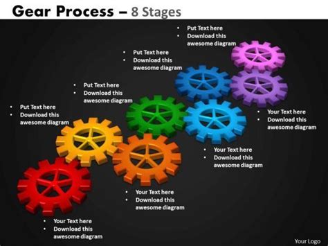 Powerpoint Presentation Education Gears Process Ppt Design