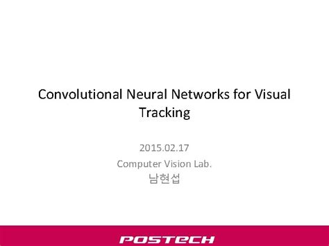 Convolutional Neural Networks For Visual Tracking