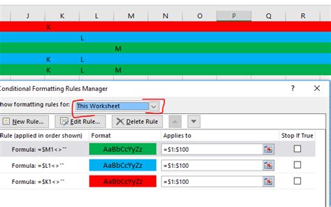 Excel Conditional Format Table Row Dependant On Dates In Multiple Cells Super User