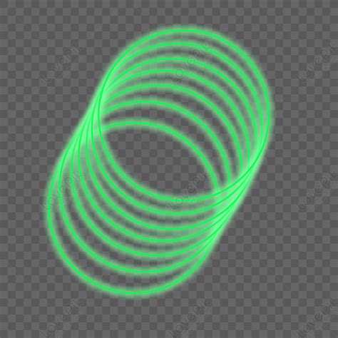 Green Ring Light Effect Light Effect Light Light Element Png Image
