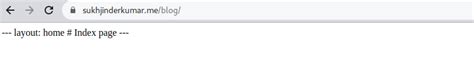At Deployment Via Github Pages Website Just Shows Layout Home