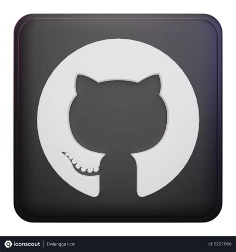 Free Github 3d Icon Free Download Logos 3d Icons Iconscout