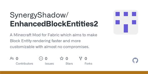 Github Synergyshadowenhancedblockentities2 A Minecraft Mod For