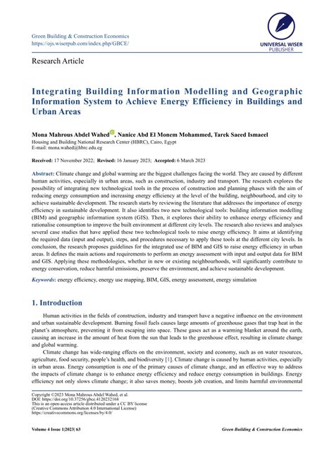 Pdf Integrating Building Information Modelling And Geographic