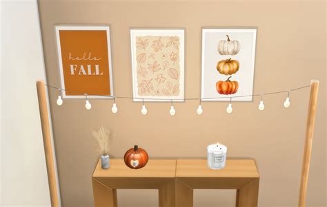 Fall String Lights The Sims 4 Build Buy Curseforge
