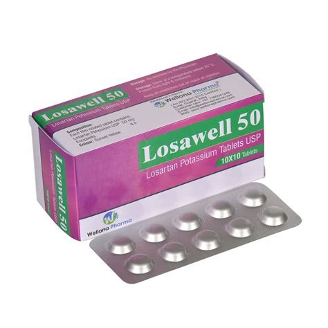 Losartan 50 Mg Tablet At ₹ 210stripe Diabetics And Cardiovascular
