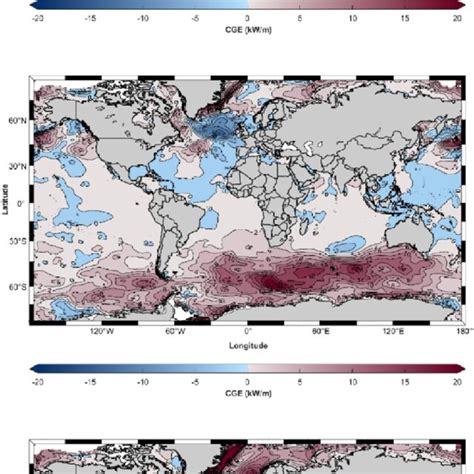 Differences In Standard Deviation Of Wave Energy From The Recent Past