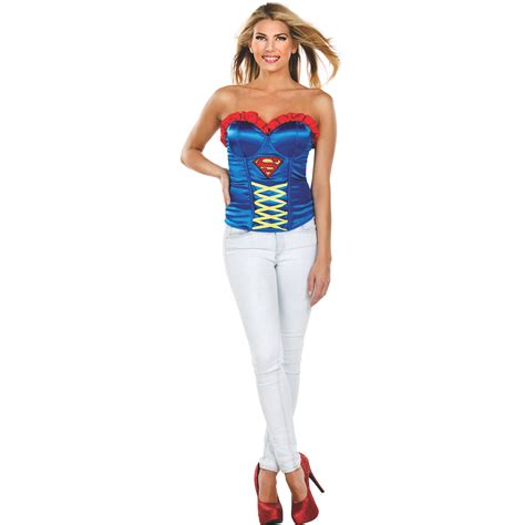 Supergirl Corset Adult Costume Au