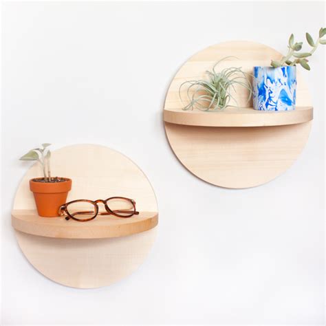 DIY Wooden Circle Shelves Why Don T You Make Me