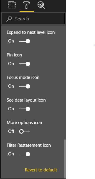 to disable border and dots for visuals when mouse microsoft fabric community