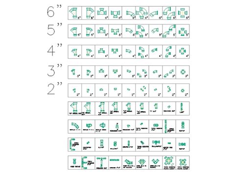 Free Pipe Blocks And Fittings Blocks Cad Design Free 58 Off