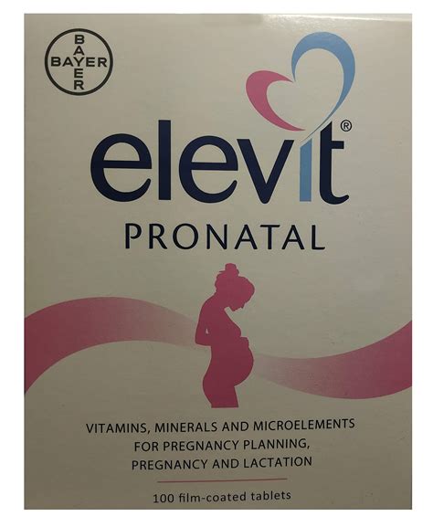 Elevit Pronatal Vitamins Minerals Microelements For Before During And After Desertcart Morocco
