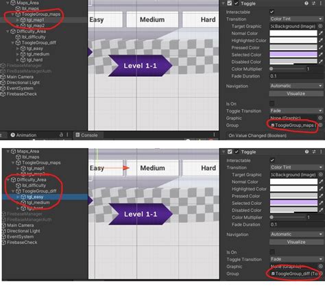 Different Toggle Groups Act As Questions Answers Unity Discussions