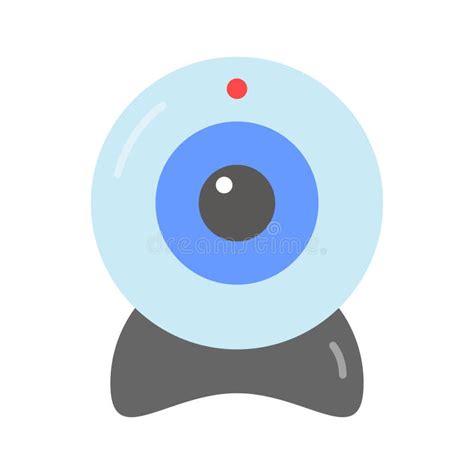 An Editable Icon Of Webcam In Flat Design Style Computer Camera Vector Stock Vector