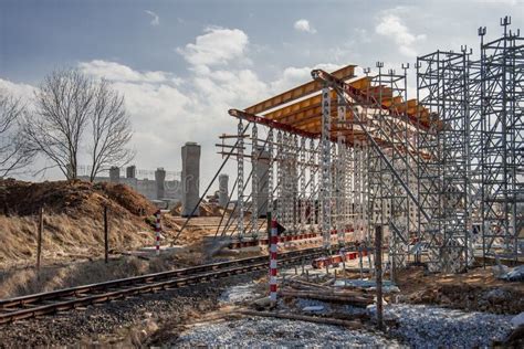 Support Scaffolding System Stock Image Image Of Equipment 255686727