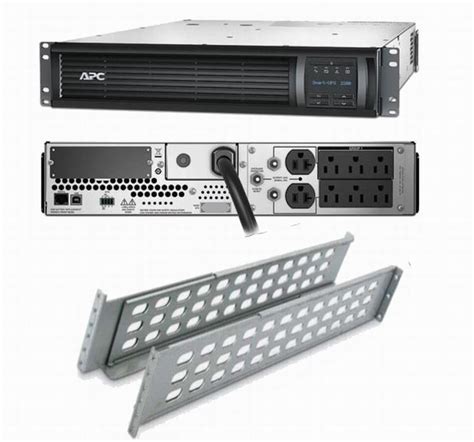 APC SMT1500RM2u Smart UPS Power Backup LCD 1500va 1000W 120V Rackmount New Batt SMT1500RM2u