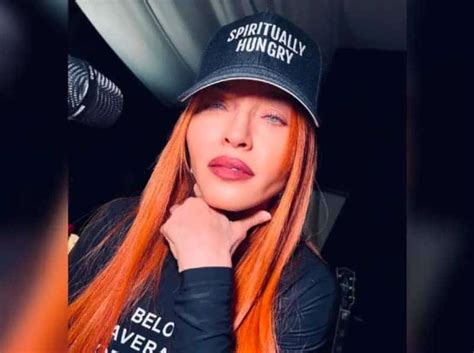 Bare Faced Madonna Poses With Natural Hair During Her Only Day Off As Singer S World Tour