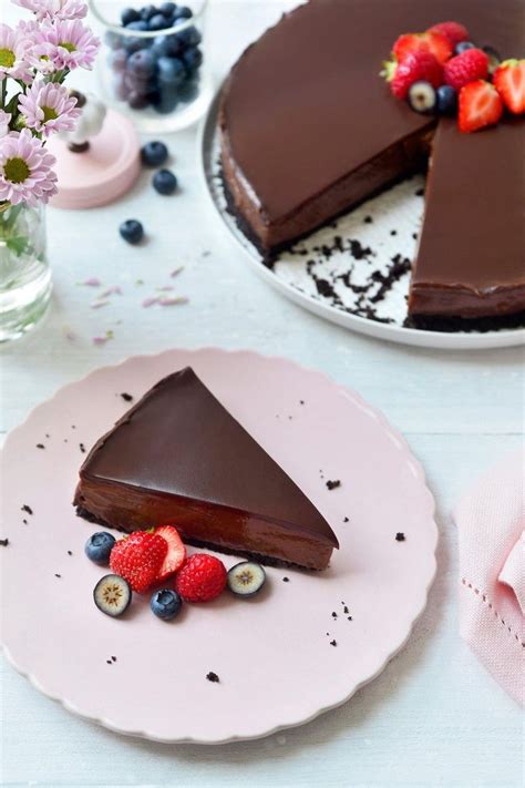 No Bake Nutella Cheesecake Recepten Njam Recept Recepten Zonder Bakken Cheesecake