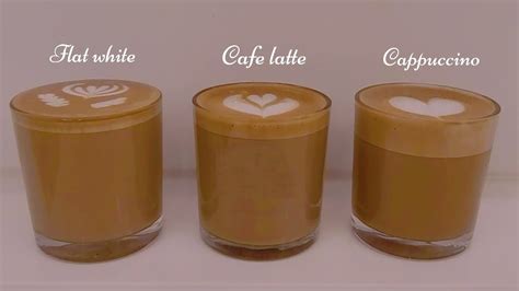 카페음료 플랫화이트 카페라떼 카푸치노 우유스티밍과 거품 두께의 차이비교 플랫화이트아트 라떼아트 카푸치노아트 Flat White Cafe Latte